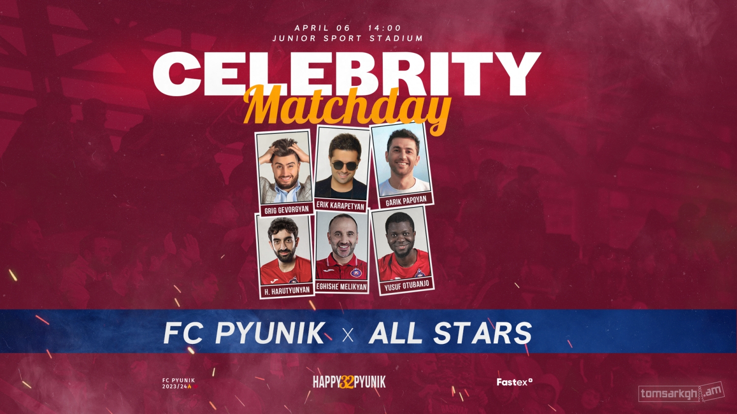 FC Pyunik x All Stars - Տոմսարկղ.am - միասնական տոմսային համակարգ