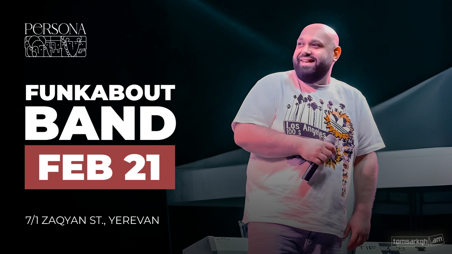 Funkabout Band at Persona - Tomsarkgh.am - unified ticket system