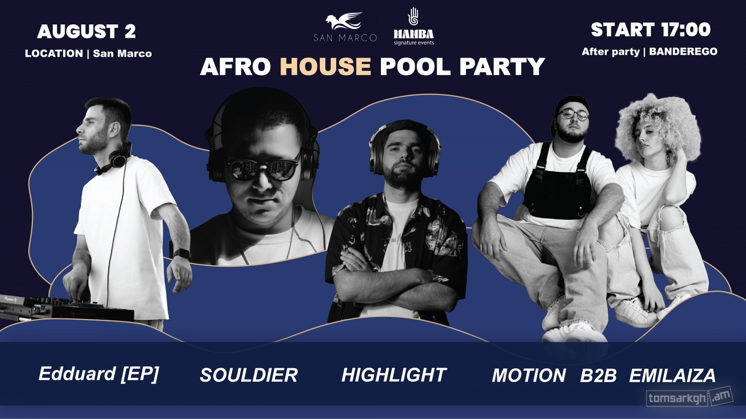 AFRO HOUSE POOL PARTY - Tomsarkgh.am - unified ticket system