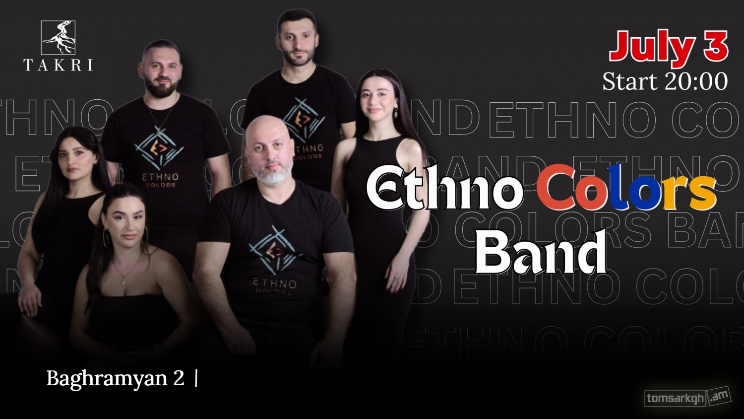 Ethno Colors Band at Takri - Томсаркх.am - единая билетная система