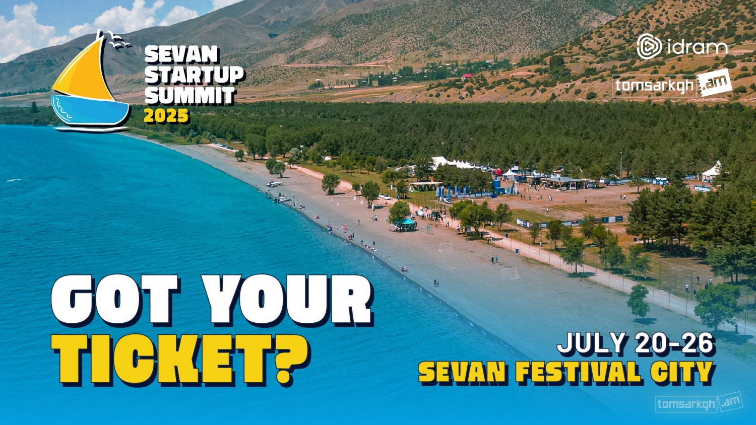 Sevan Startup Summit 2025 / Սևան Ստարտափ Սամմիթ 2025 - Տոմսարկղ.am - միասնական տոմսային համակարգ